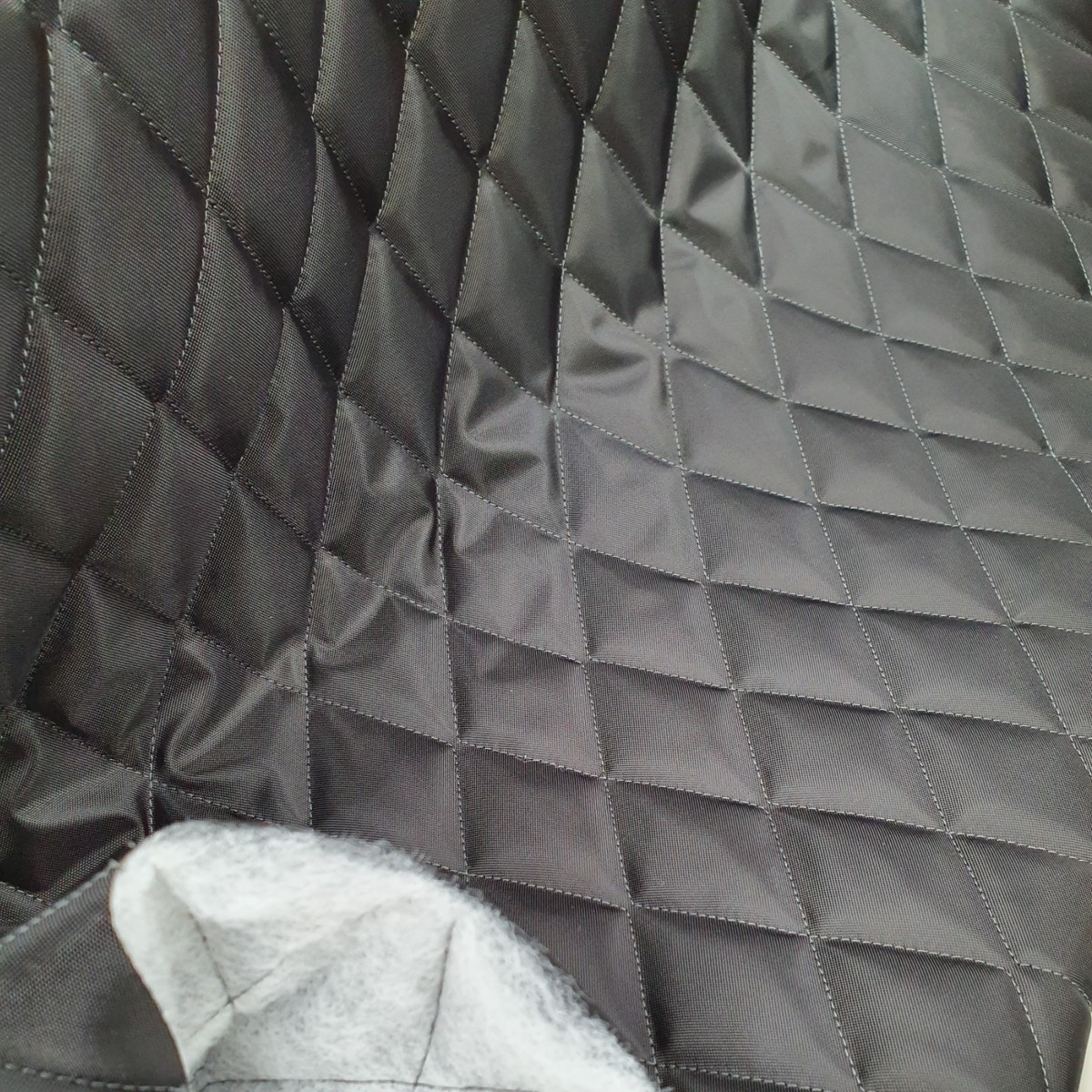 Quilted Fabric Diamond Design | Fabric UK