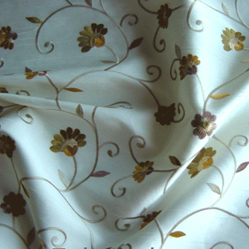 Captivate Floral Curtain Material | Fabric UK