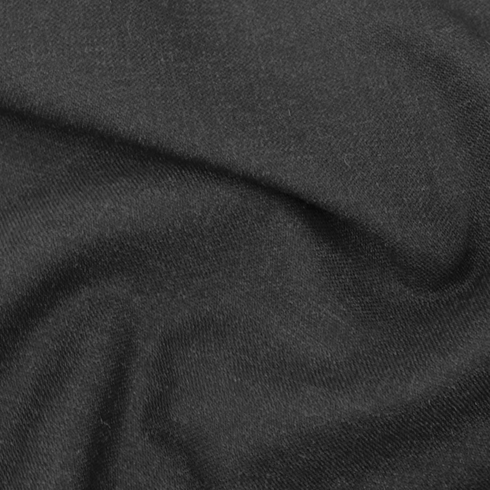 Black Polyester Wool Mix Suiting(4) | Fabric UK